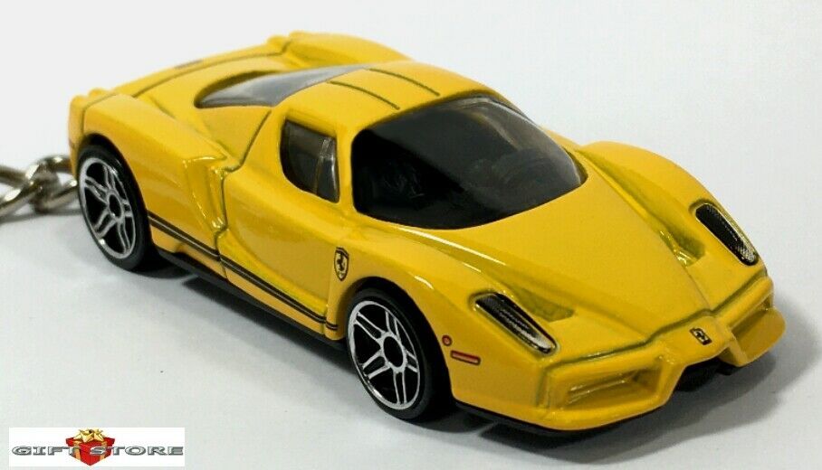 RARE! HTF KEY CHAIN YELLOW FERRARI ENZO NEW CUSTOM LIMITED EDITION RING ...