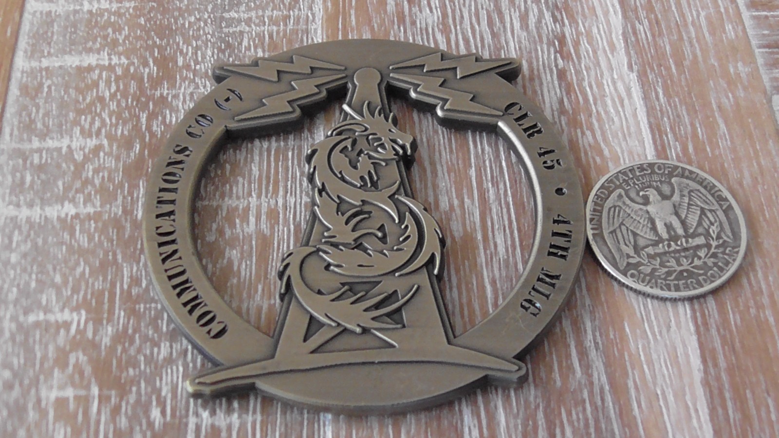 USMC Combat Logistics Regiment 45 CLR-45 4th MLG Challenge Coin #D470 ...