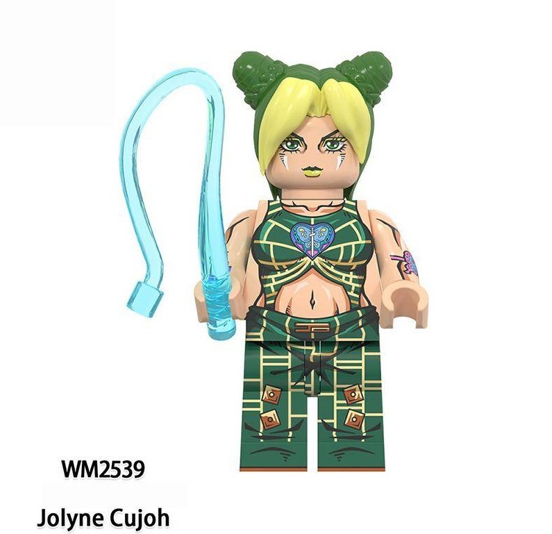 Minifigure Custom Toy Jolyne Cujoh JoJo's Bizarre Adventure Cartoon ...