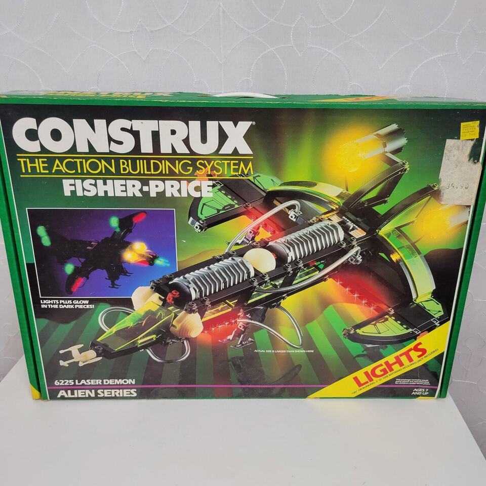 Fisher-Price Construx The Action Building System 6225 Laser Demon Alien ...