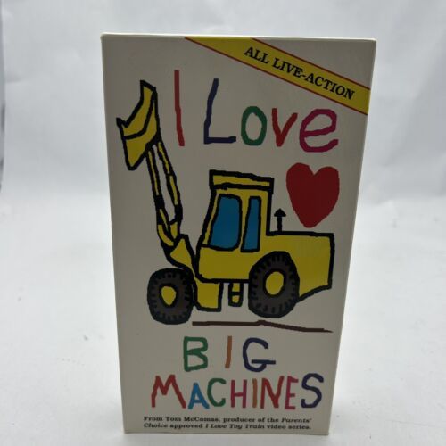 I LOVE BIG MACHINES VHS TM TOM McComas Tape - VHS Tapes