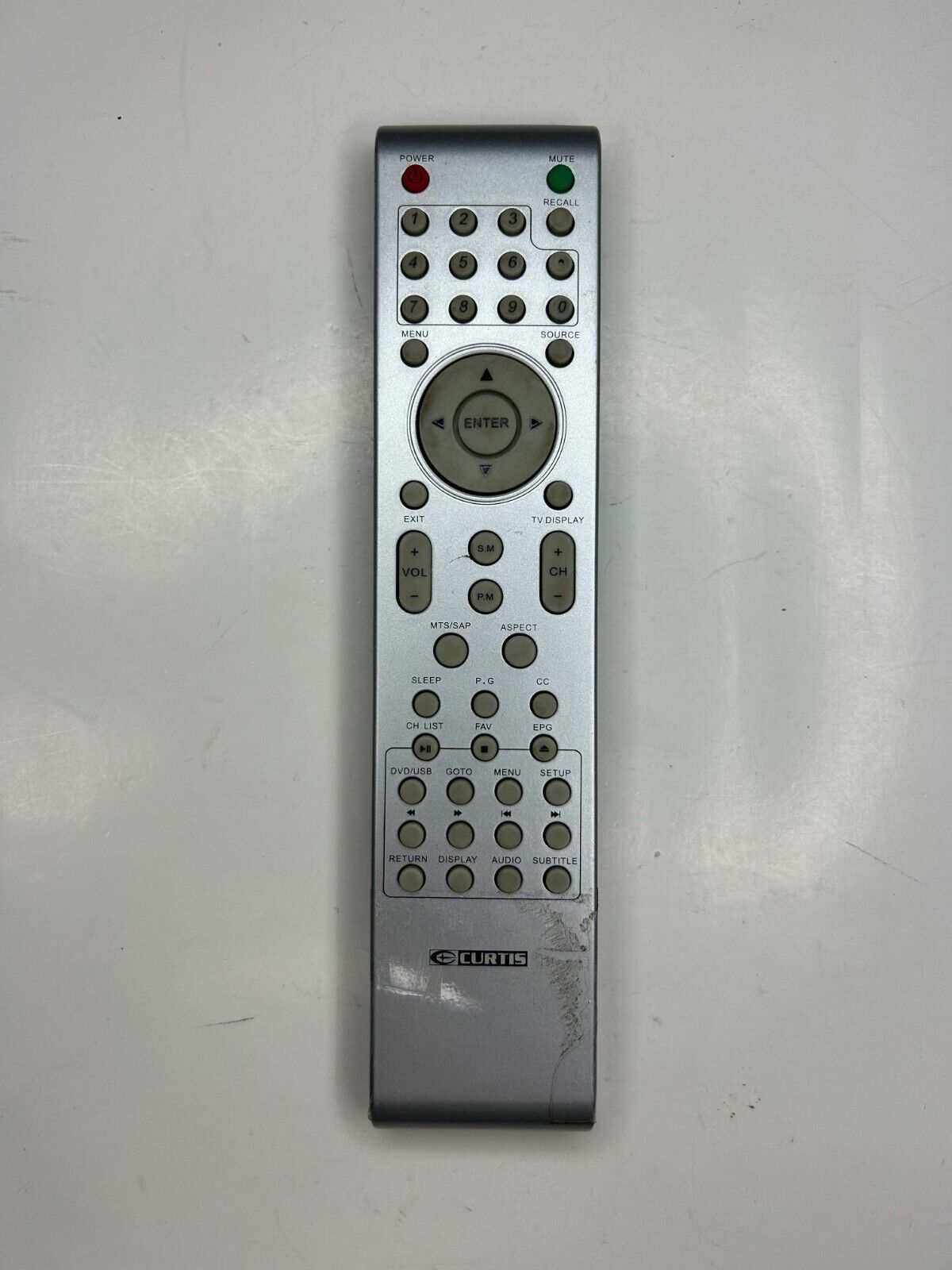 Curtis / Electron LCD1905E Remote Control, OEM for LCD1905E, LCD2622E ...