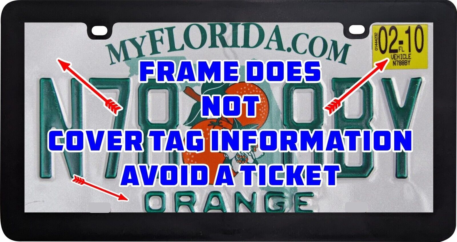 Caution Veicolo È Un Decepticon Targa Piastra Telaio Sostegno - License ...