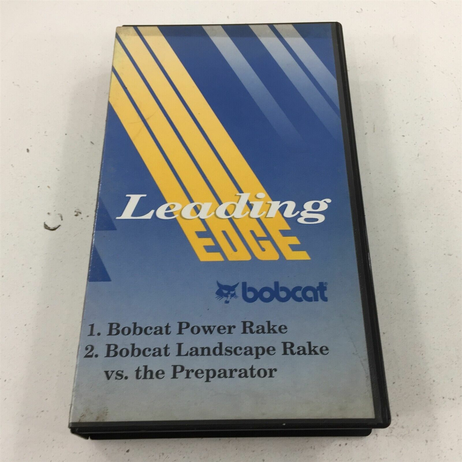 Genuine 1995 Bobcat Leading Edge VHS Power Rake Vs Preparator Vol 5 ...