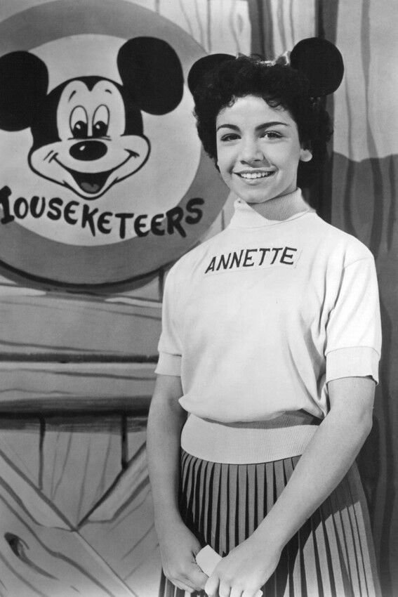 Annette Funicello As Herself In The Mickey Mouse Club 11x17 Mini Poster ...