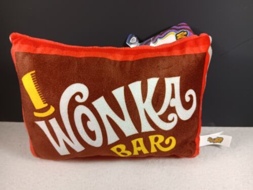 Willy Wonka and the Chocolate Factory 7" Wonka Bar Stuffed Animal Soft ...