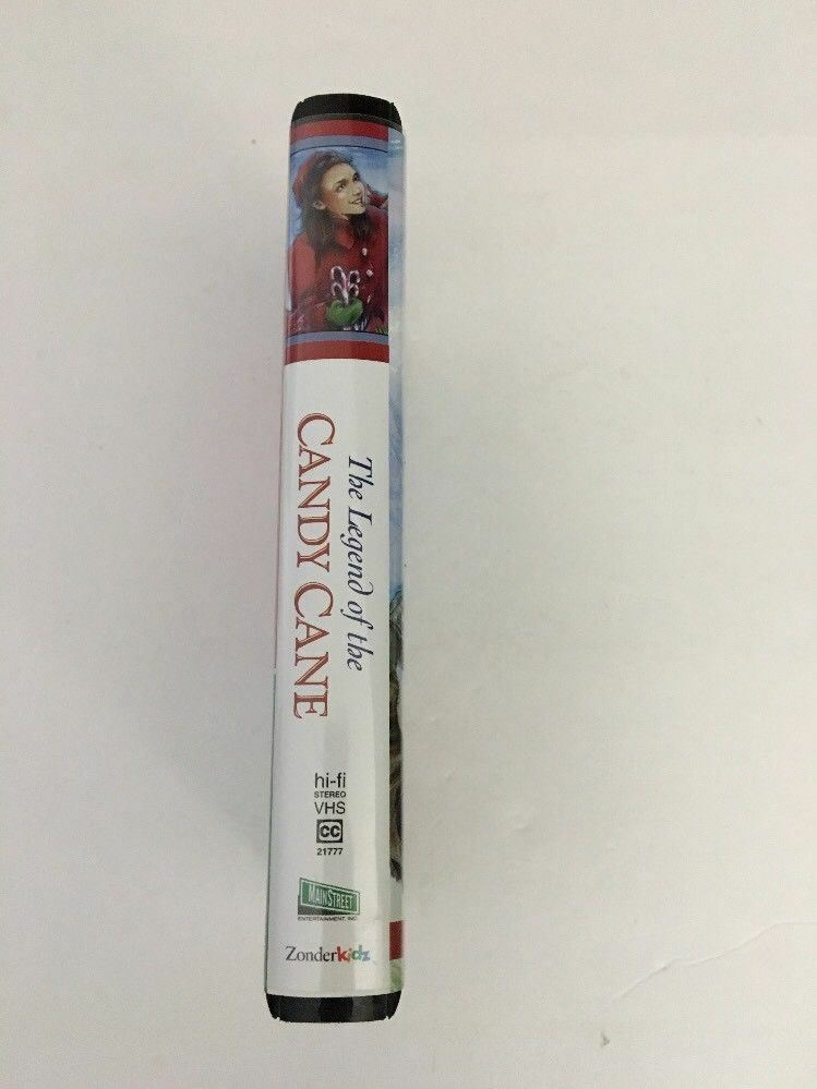 The Legend of the Candy Cane VHS, 2001 Zonderkidz-TESTED-RARE VINTAGE ...