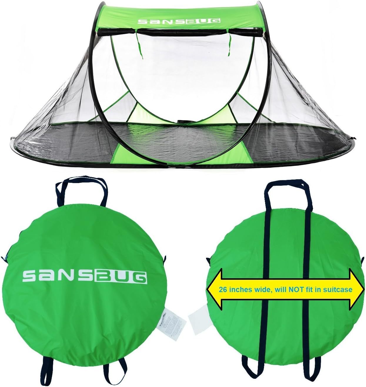 1-Person Sansbug Pop-Up Screen Tent (Tarp Floor). - Tents & Shelters