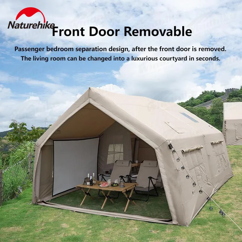 Naturehike Air 17.2 Glamping Inflatable Tent Luxury Waterproof House ...