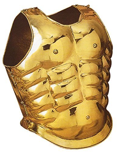 Medieval Knight Brass Muscle Armor - One Size Fit All - Gold Armour ...