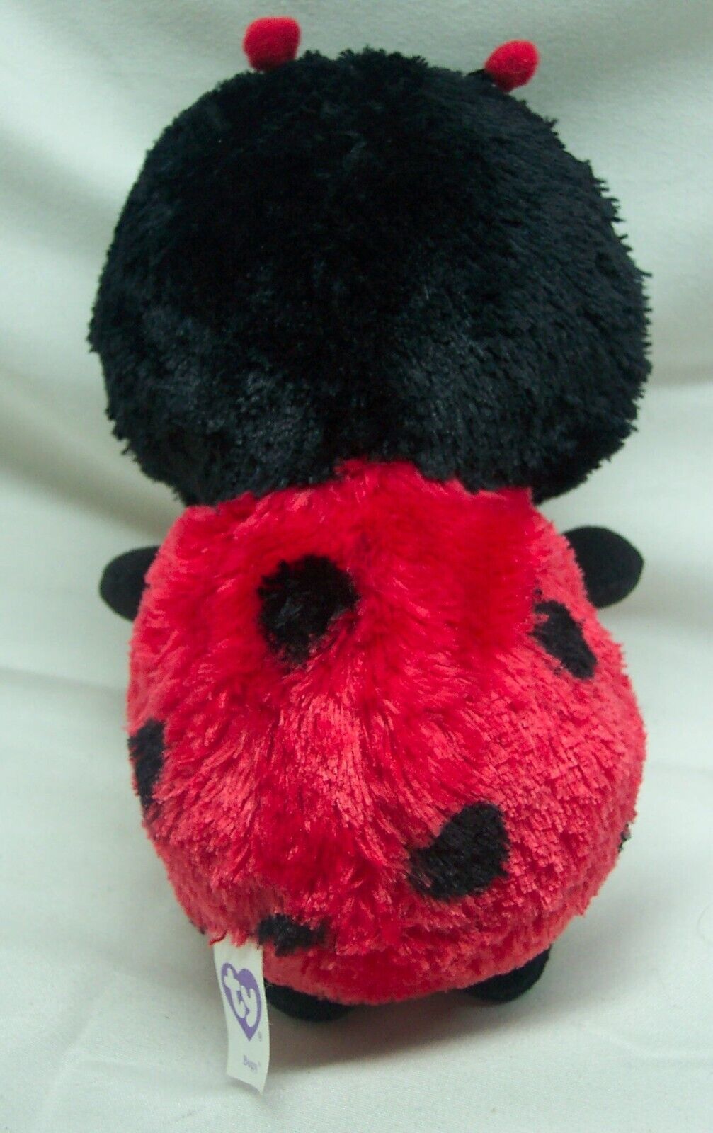 TY Beanie Boos BIG EYED BUGSY THE LADYBUG 6" Plush STUFFED ANIMAL Toy ...