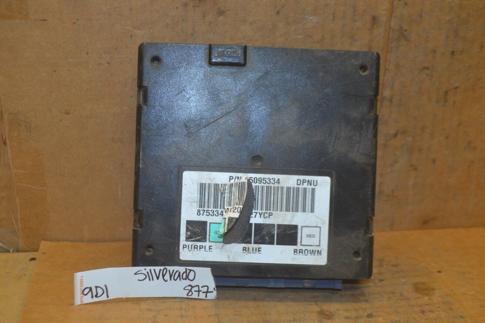 2002-2005 Chevrolet Astro Body Control Unit BCM 15095334 Module 877-9D1 ...