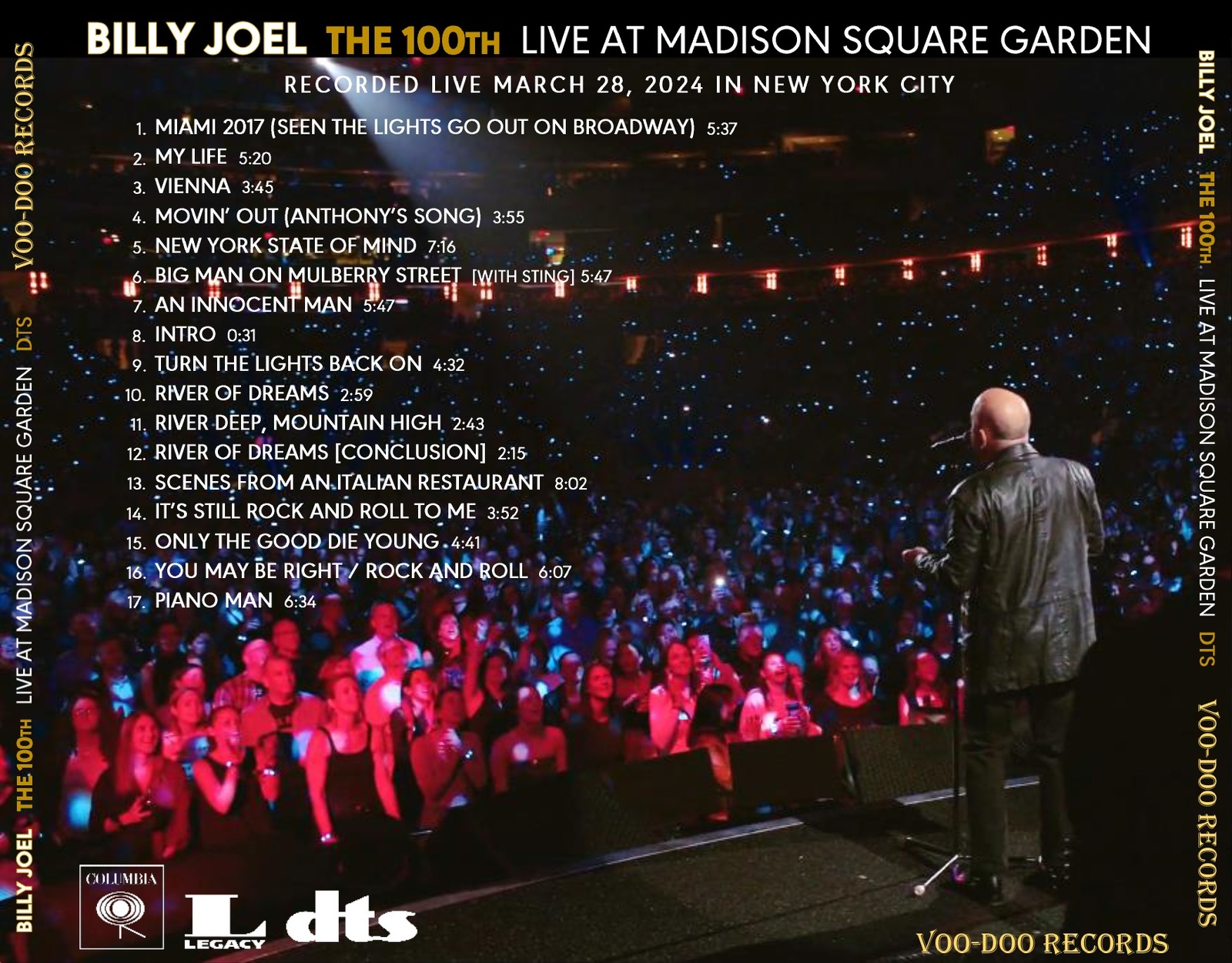 Billy Joel - The 100th - Live At Madison Square Garden [DTS-CD] 2024 ...