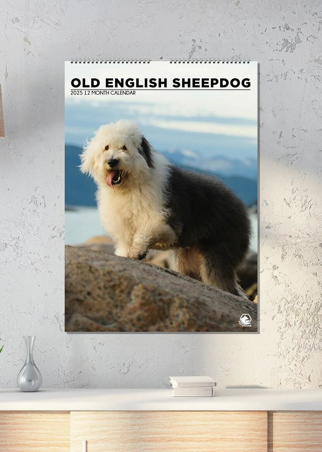 Old English Dog A3 Calendar 2025 - Dog- Month To View - Wirobound ...