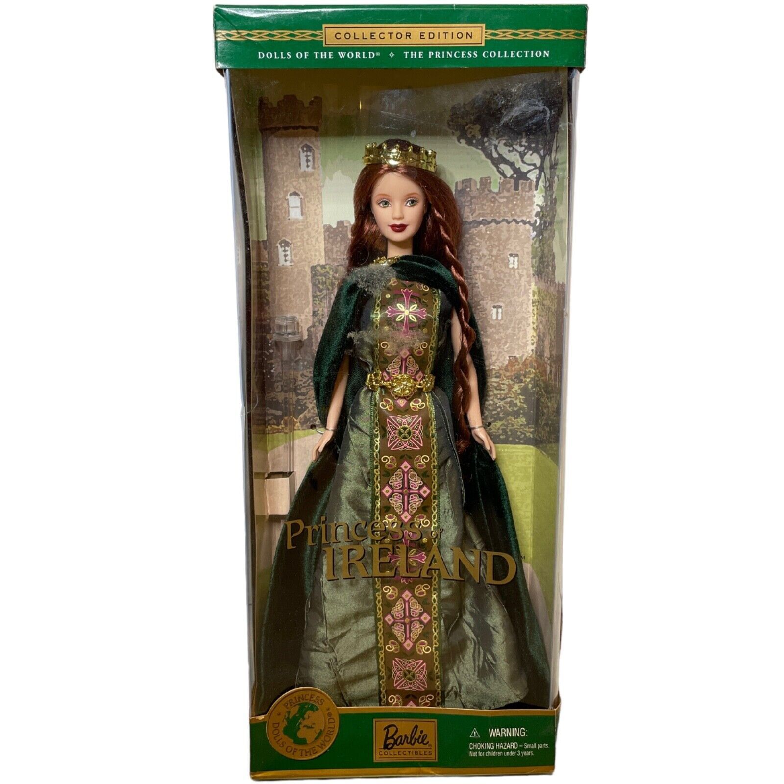 Barbie Princess of Ireland Dolls of the World Princess Collection 2001 ...