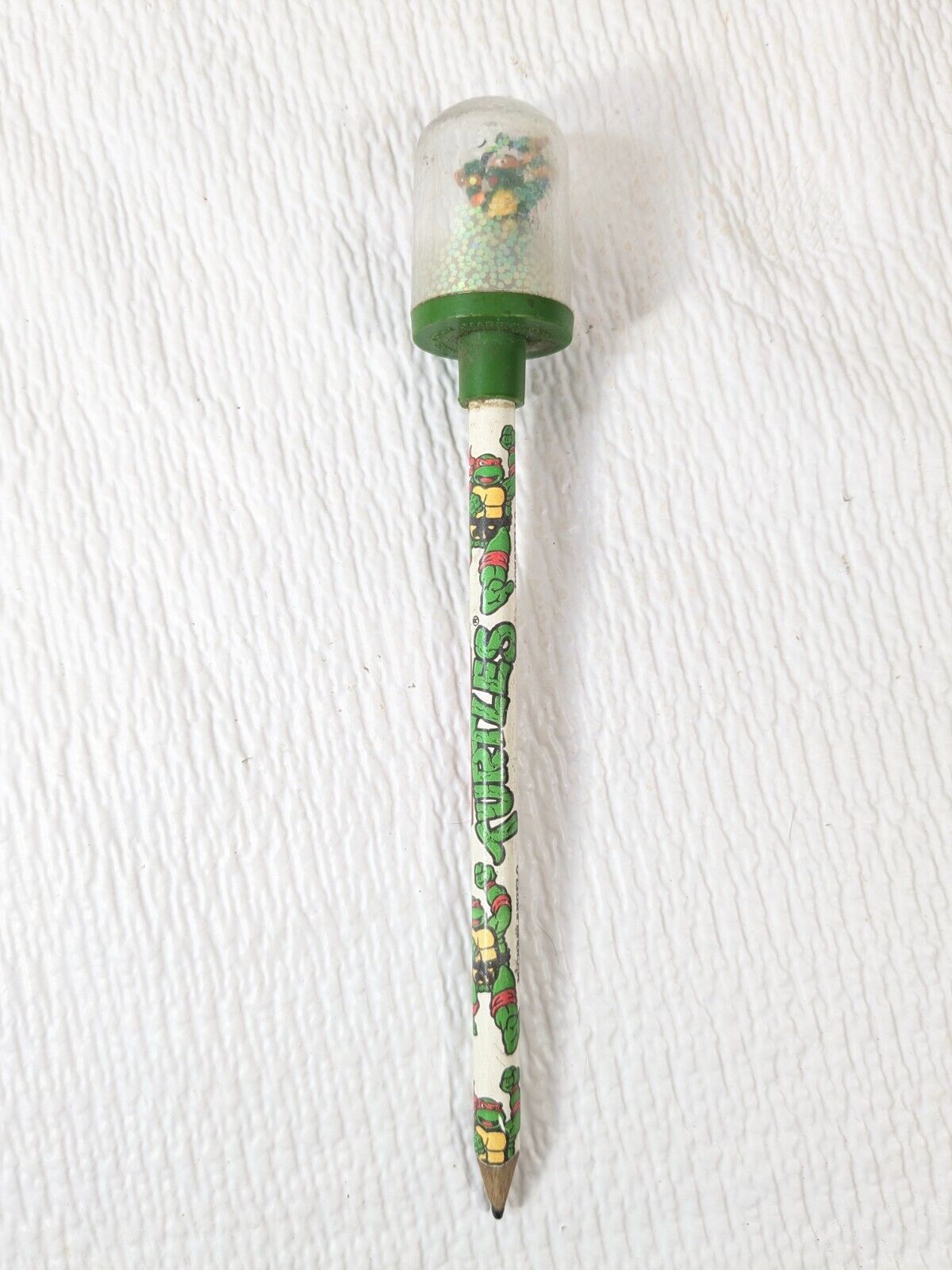 Vintage Teenage Mutant Ninja Turtles Snow Globe Pencil TMNT 1990's ...