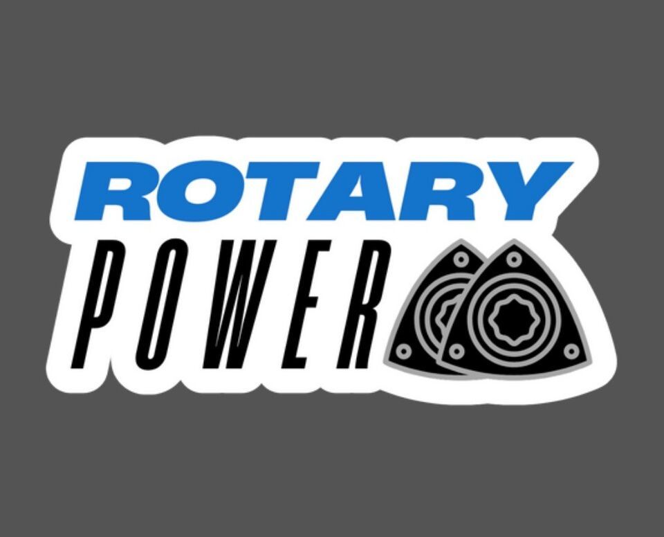 Rotary Power Vinyl Sticker Wankel Engine Decal for Car Enthusiasts 3.5 ...