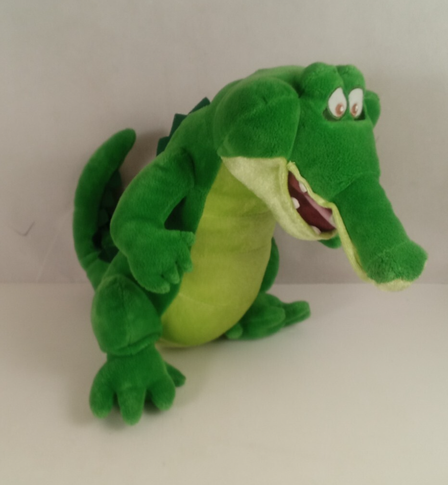 Disney Store Tick Tock Croc Crocodile Plush 12” Gator Peter Pan Captain ...