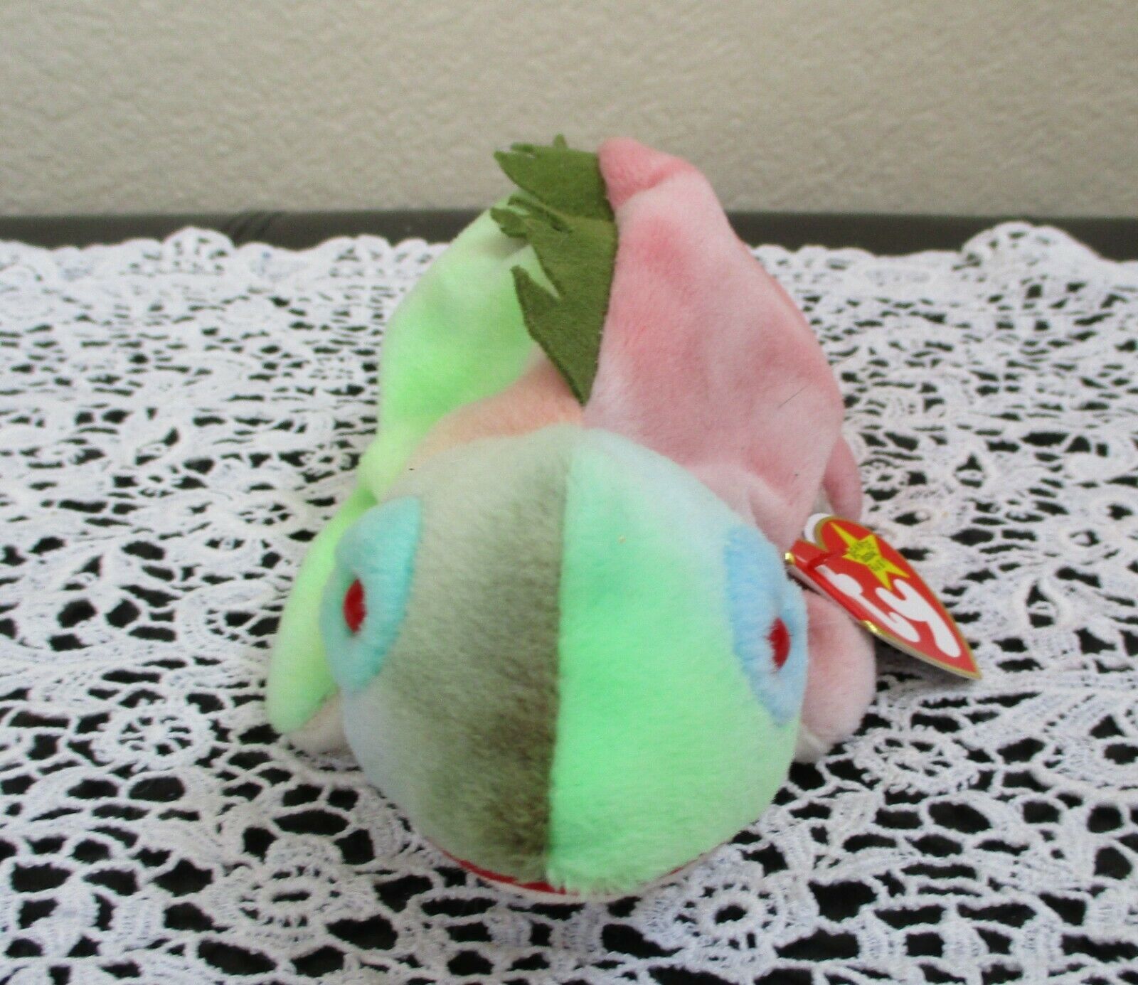 Ty Beanie Baby Iggy with Rainbow Fabric 5th Generation PVC Filled NEW ...