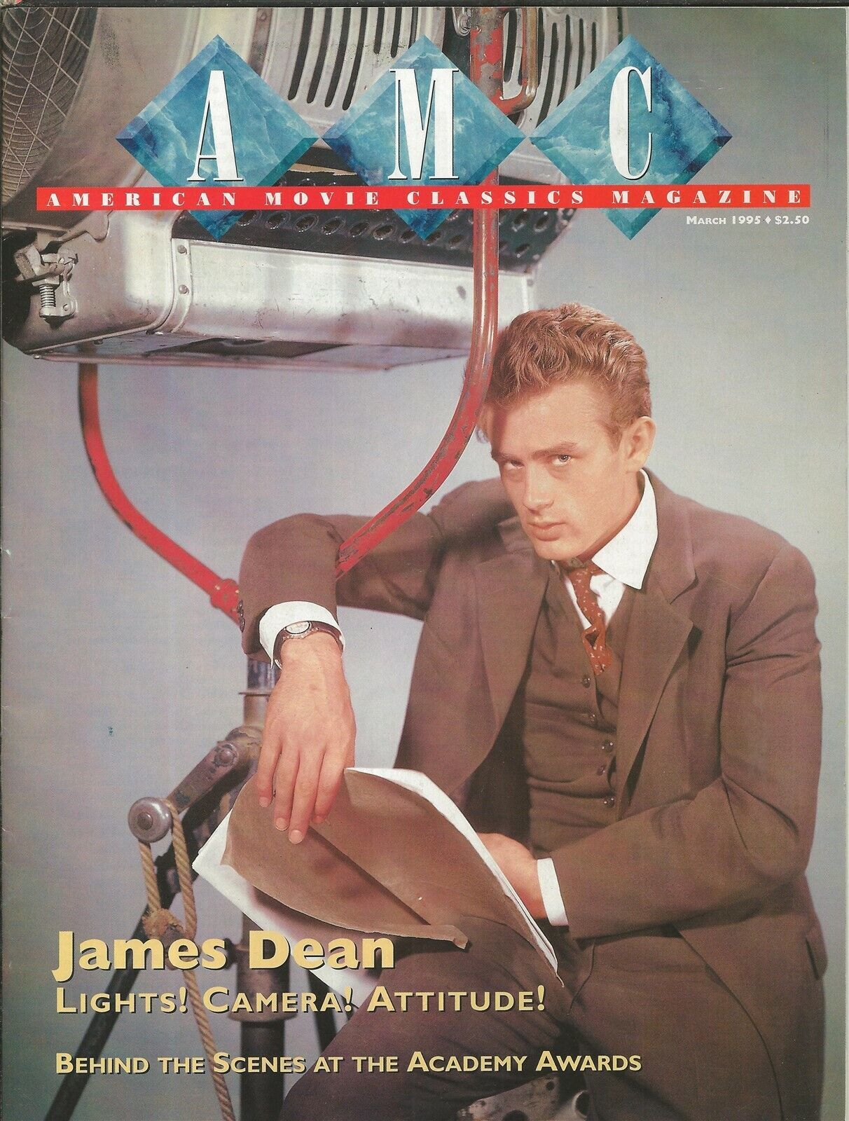 ORIGINAL Vintage March 1995 AMC Magazine James Dean Frank Sinatra ...