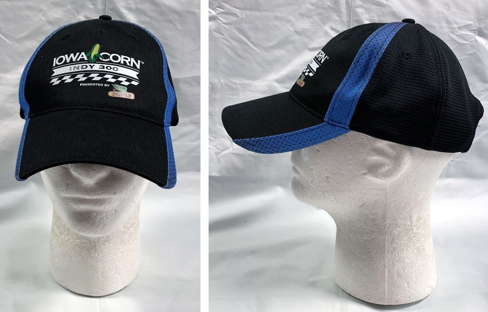 K Products Dekalb Iowa Corn Indy 300 Baseball Hat Mens Farming Seed - Hats