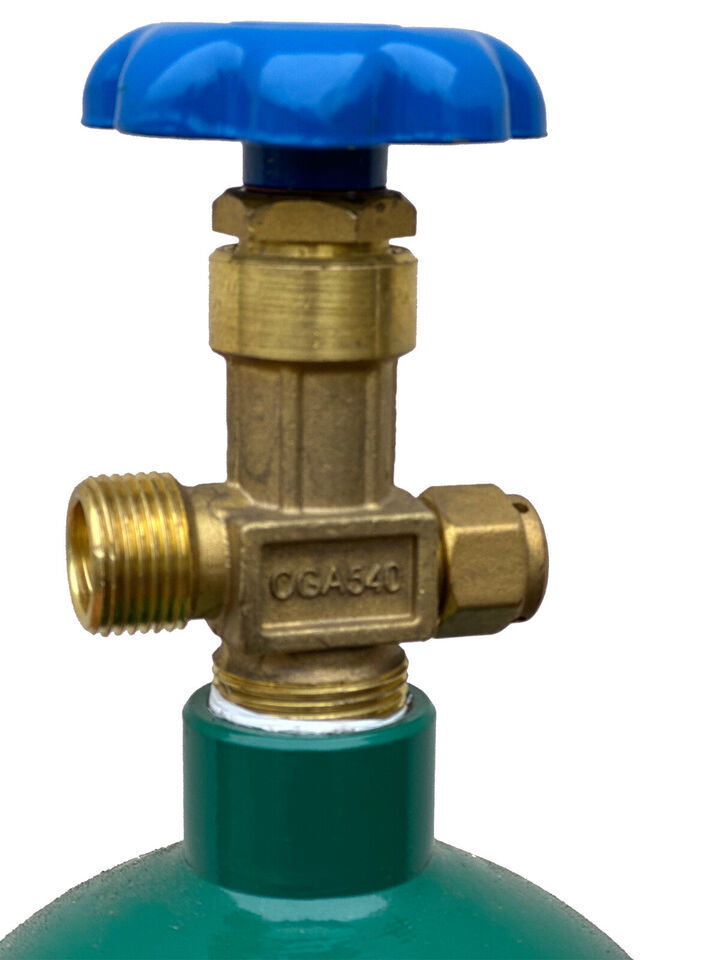 20 cubic feet Steel Oxygen Cylinder Steel Tank with CGA540 Valve for ...