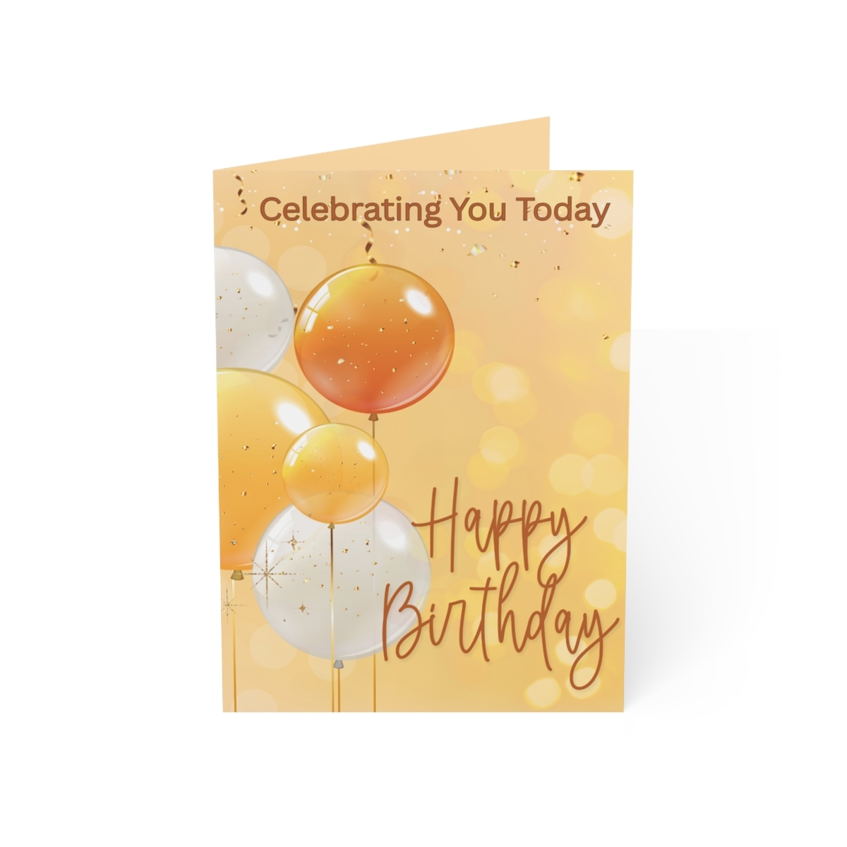 Physical Birthday Greeting Card - Celebrating You Today - Greeting ...