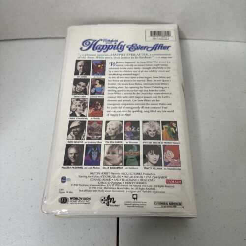 Happily Ever After (VHS, 1995) Vintage Movie Film Cartoon Clamshell ...