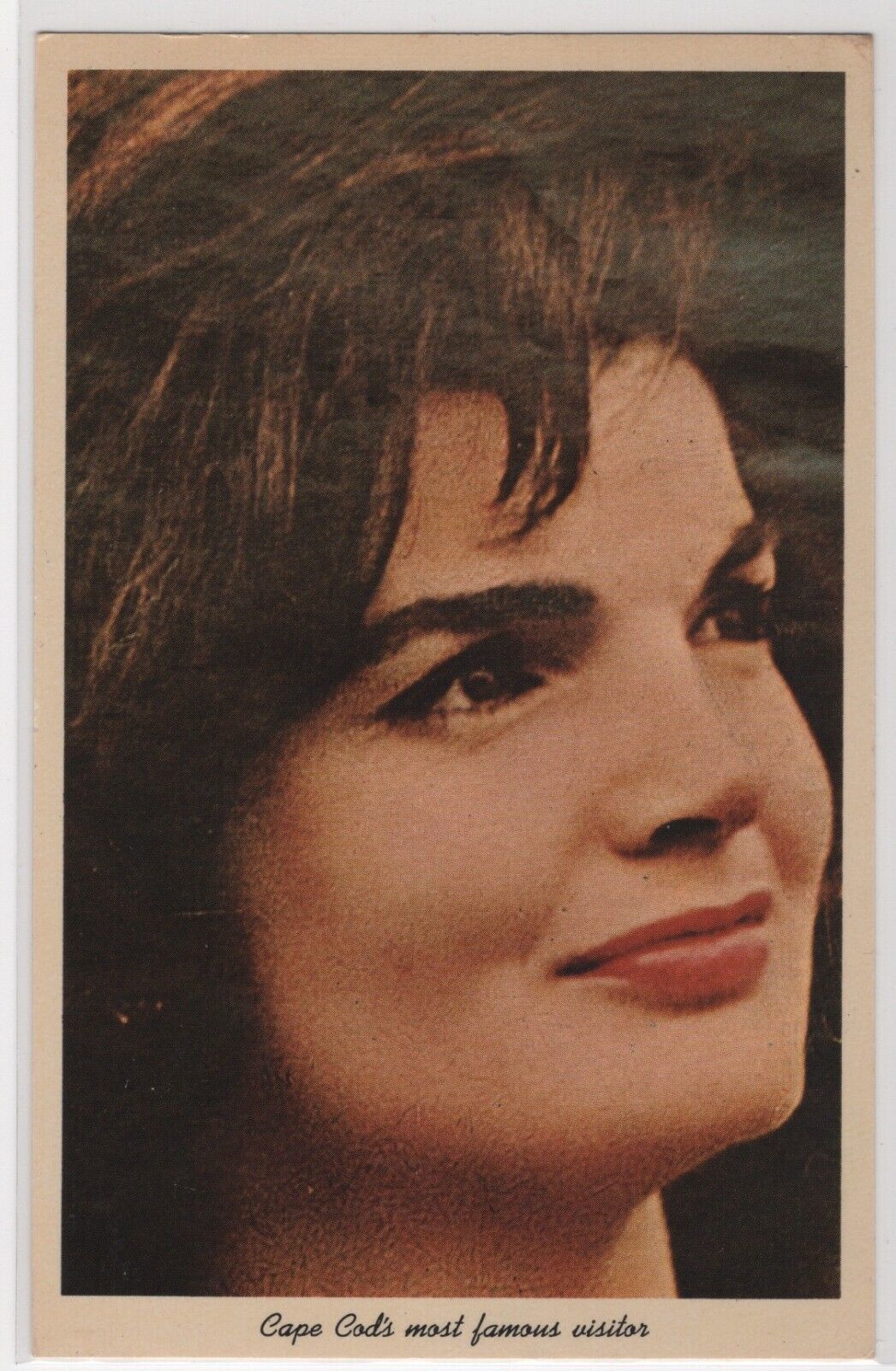 Vintage 1960's Postcard Jackie Kennedy Cape Cod's Most Famous Visitor A ...