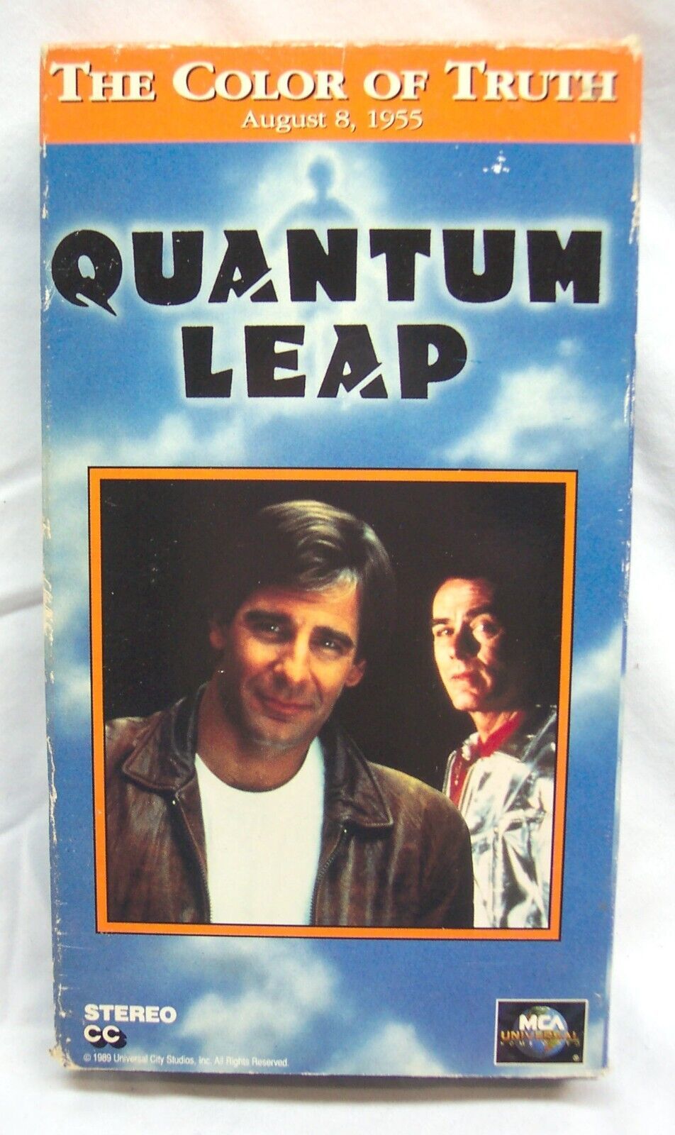 Vintage 1989 QUANTUM LEAP The Color of Truth VHS VIDEO Tv Show - VHS Tapes