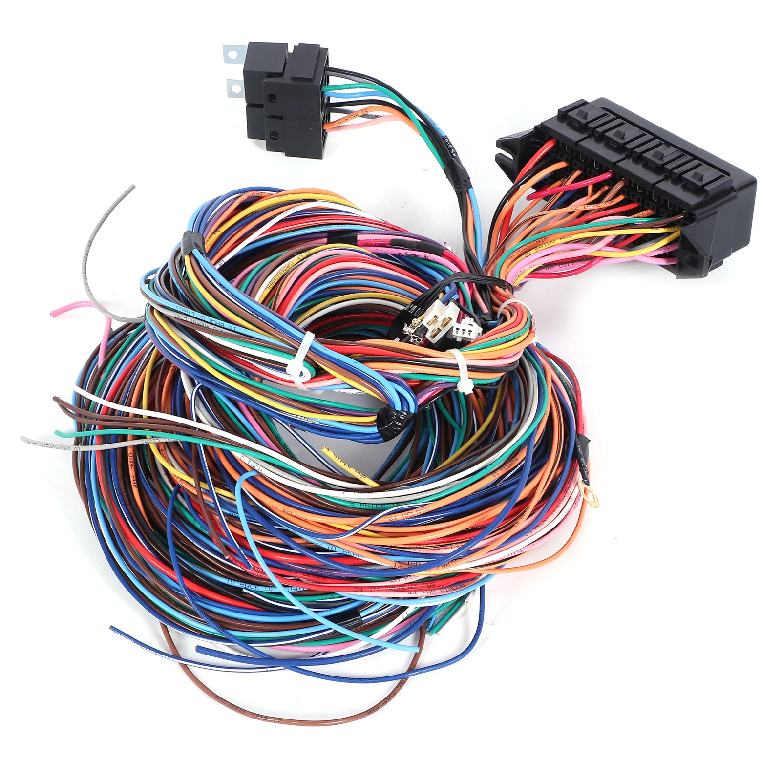 20 Circuit Harness Fuse Harness Kit Wiring Harness 20 Fuses Wiring ...