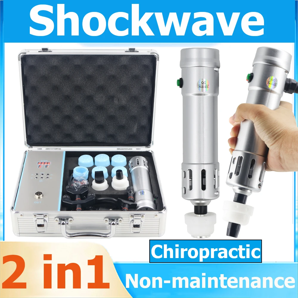 2022 Shockwave Therapy Machine ED Mager 2 in 1 Shock Wave Chiropractic ...
