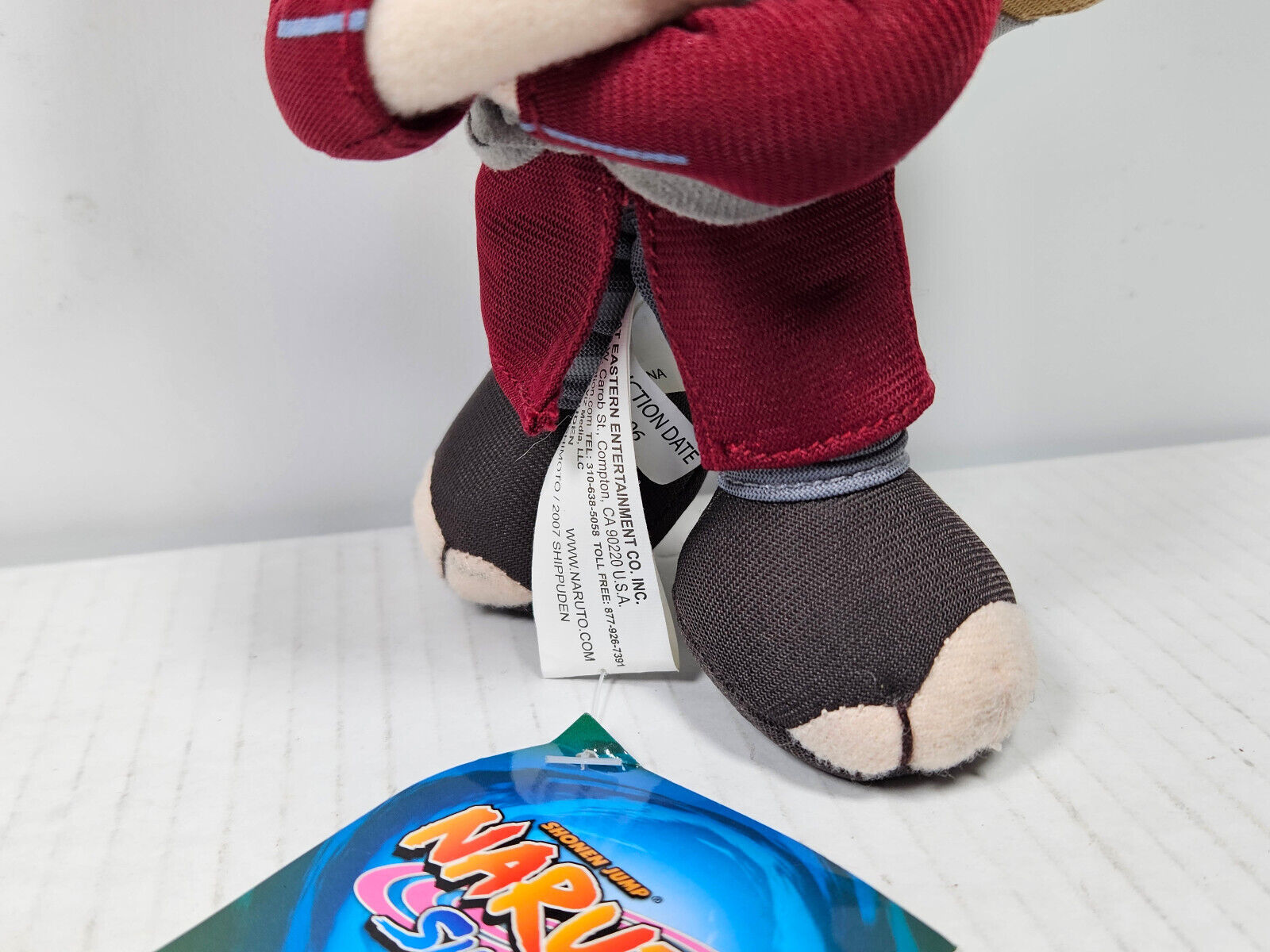 Naruto Shippuden Collectible Plush Gaara 2007 with tag Shonen Jump ...