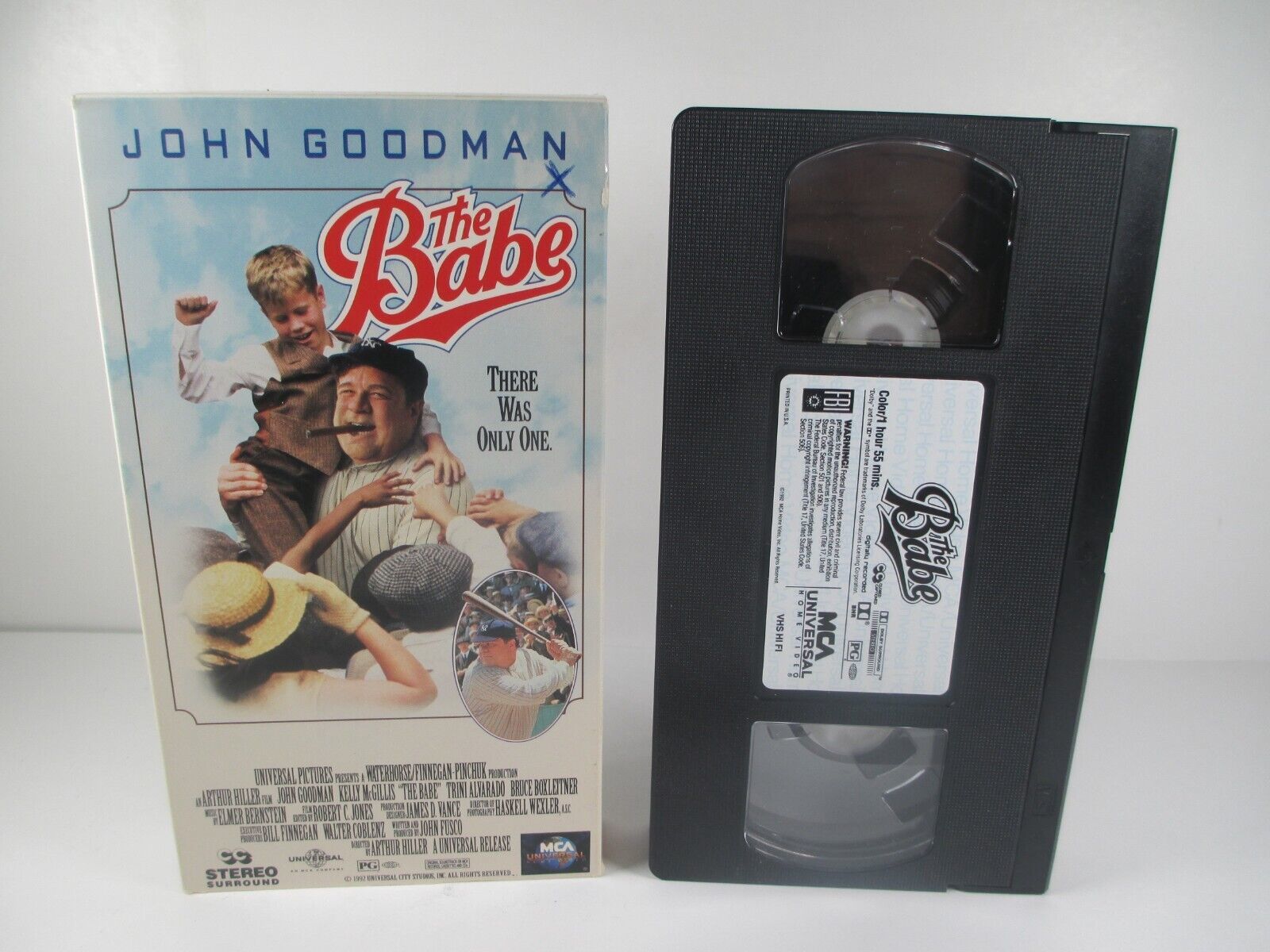 The Babe VHS Cassette 1992 John Goodman Babe Ruth Vintage Movie - VHS Tapes
