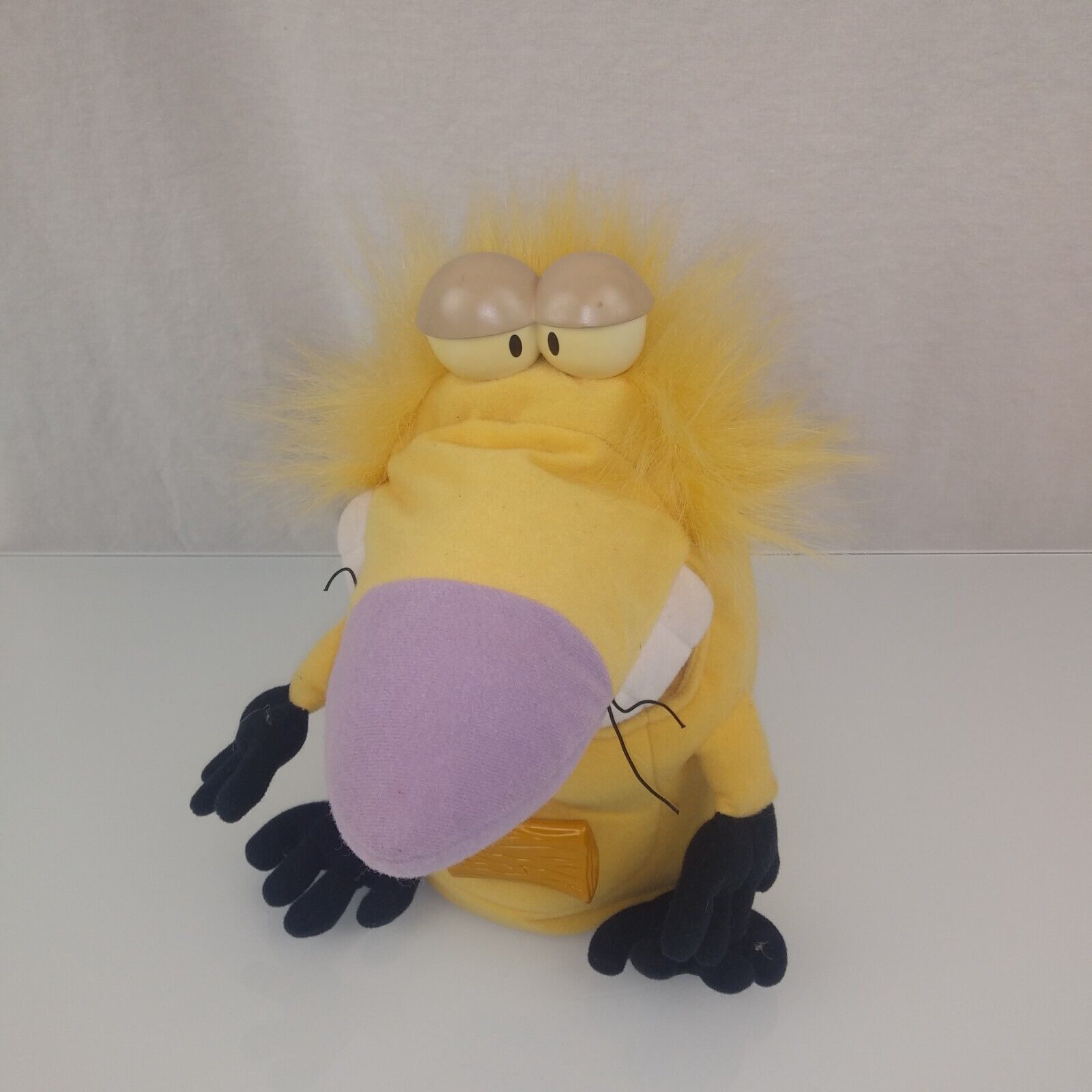 Angry Beavers Chattering Norbert Stuffed Plush Mattel 1998 Nickelodeon ...