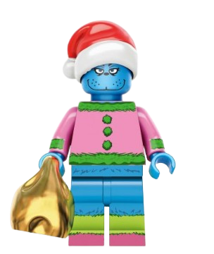 WSToys Cartoon The Grinch Blue TV3013 Collectible Minifigure Custom ...