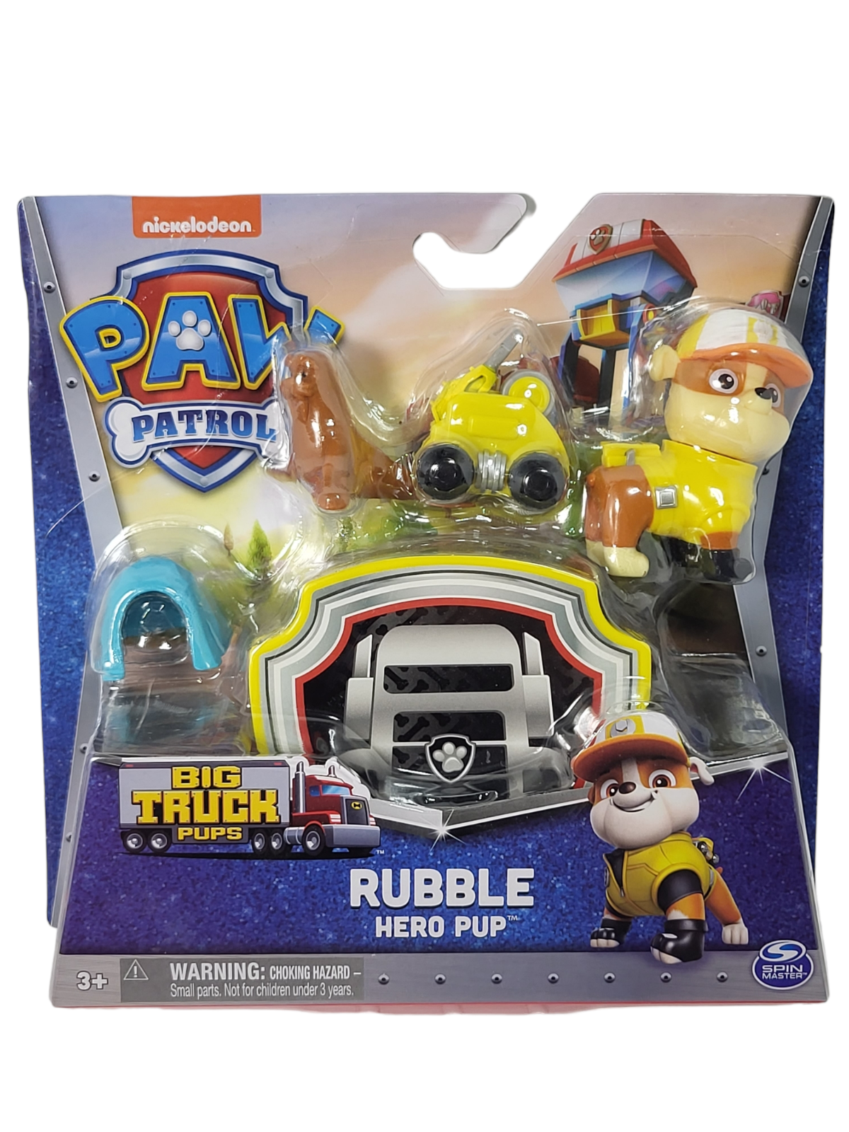NICKELODEON PAW PATROL RUBBLE HERO PUP BIG TRUCK PUPS NIP - Action Figures