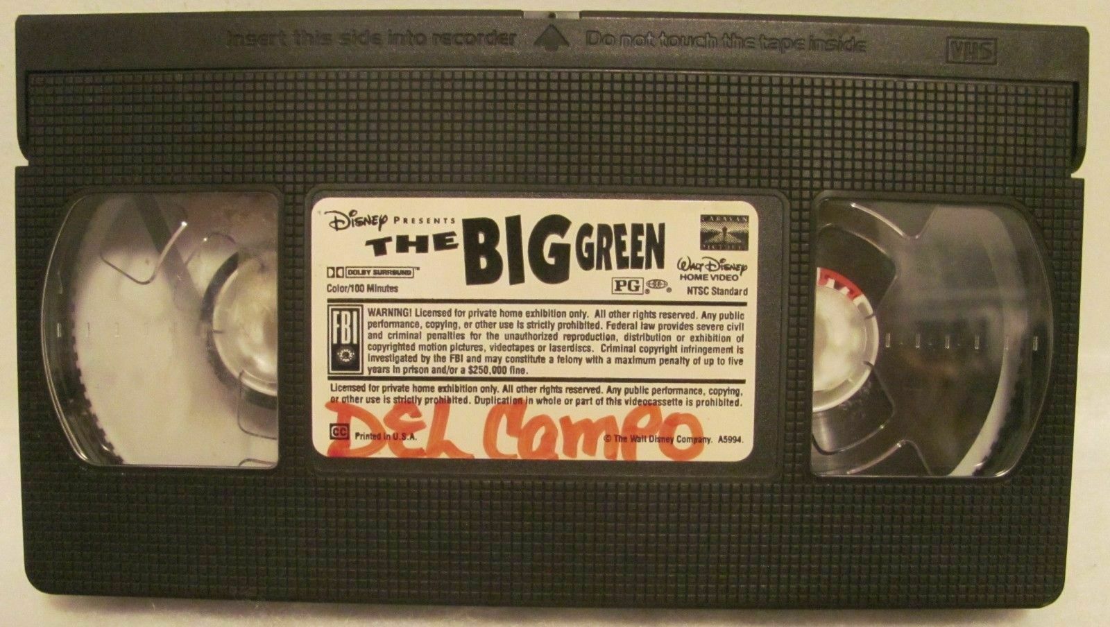 Vhs The Big Green (Vhs, 1996) and similar items