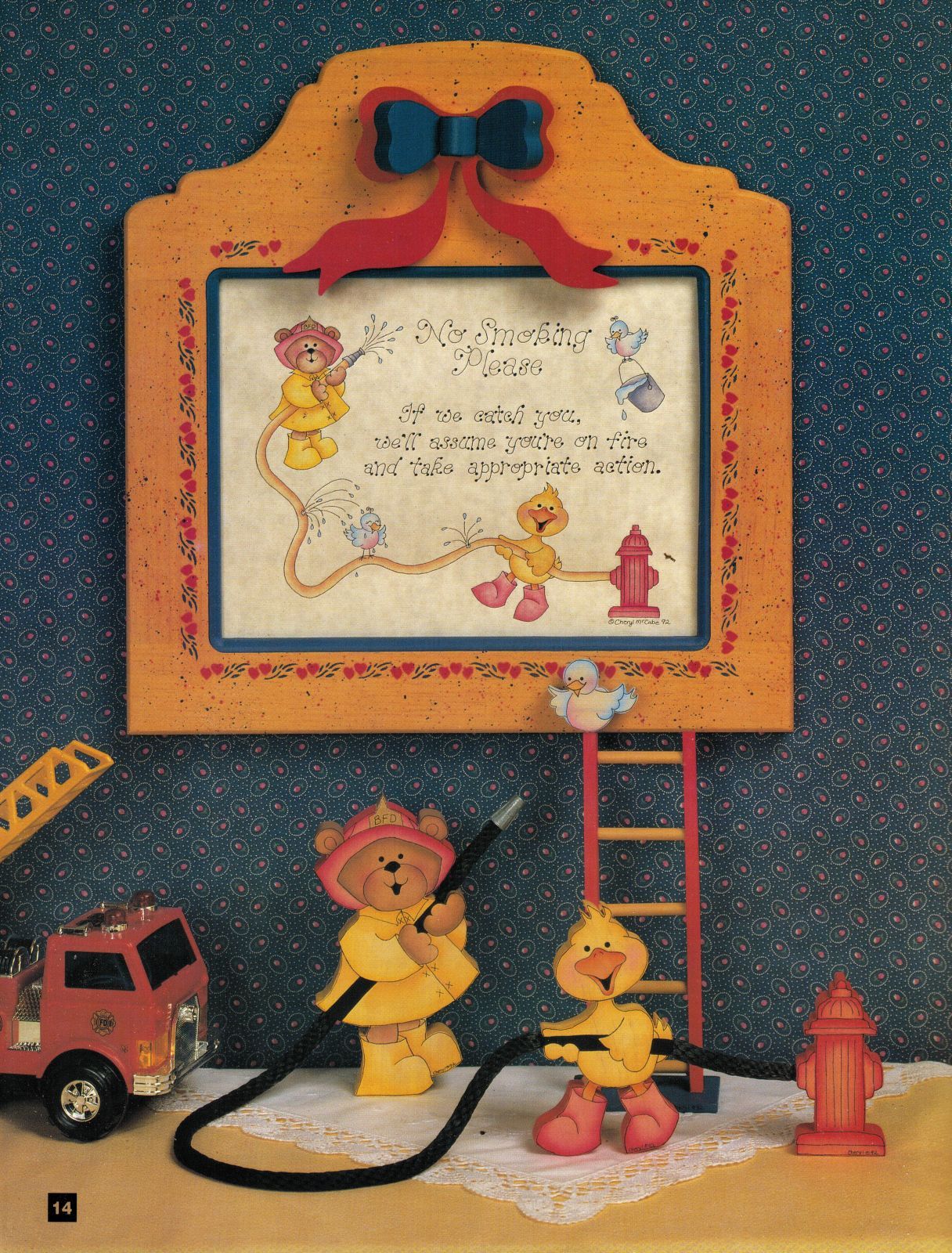 Tole Decorative Painting Nip & Tuk Say It Again Cheryl McCabe Pattern ...