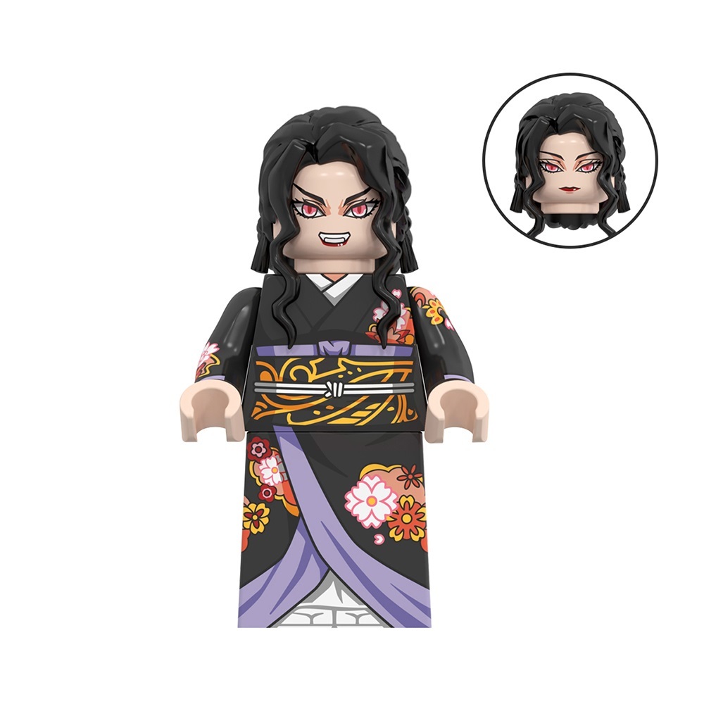 Demon Slayer Female Muzan Kibutsuji Minifigures Weapon and Accessories ...