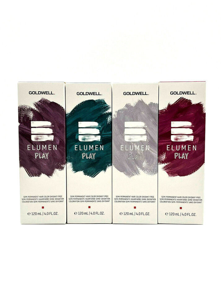 Goldwell Elumen Play Metallics Semi Permanent Hair Color Collection 4 ...