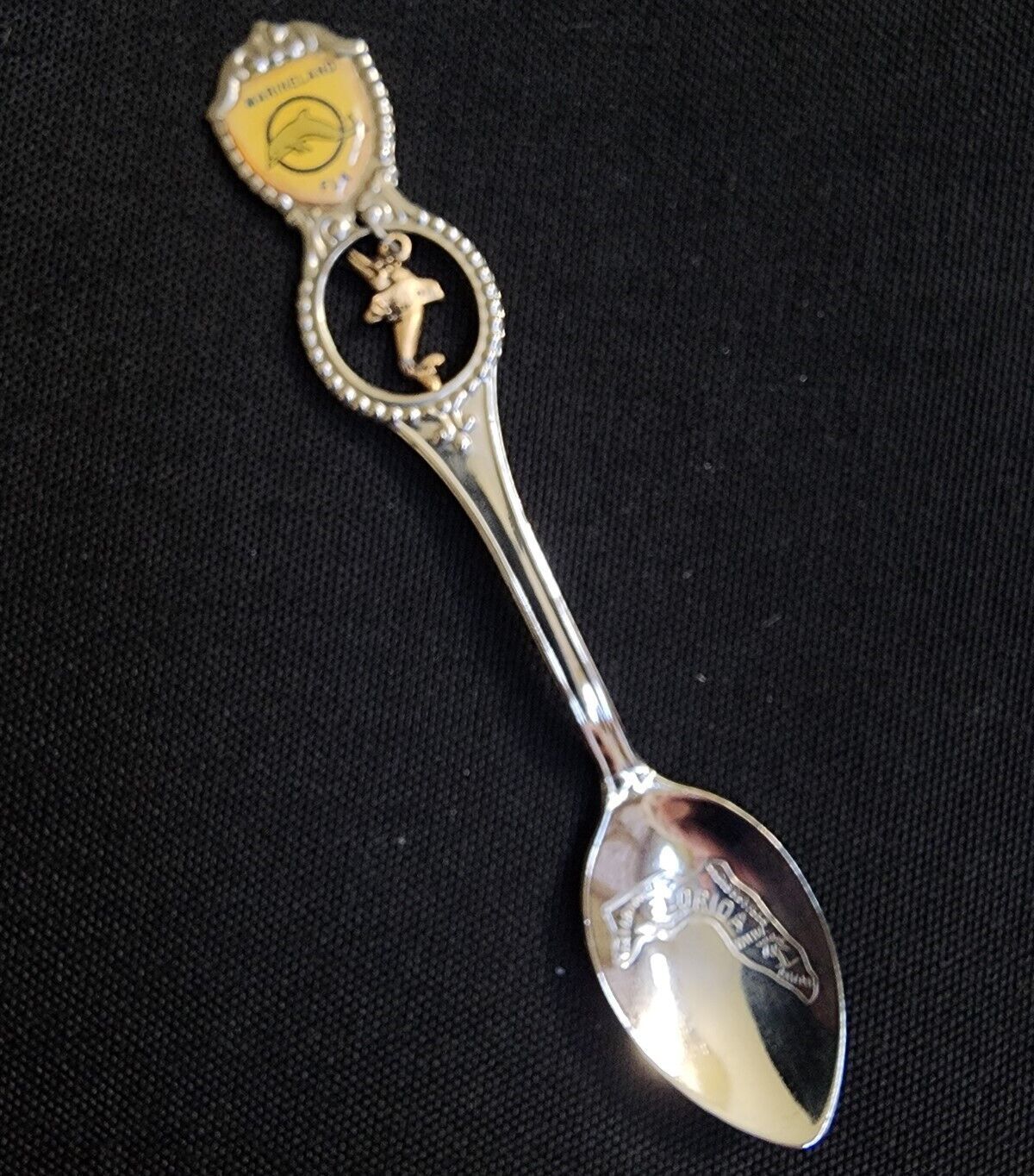 Marineland Florida Collector Souvenir Spoon 4.5" with Dolphin Dangler ...