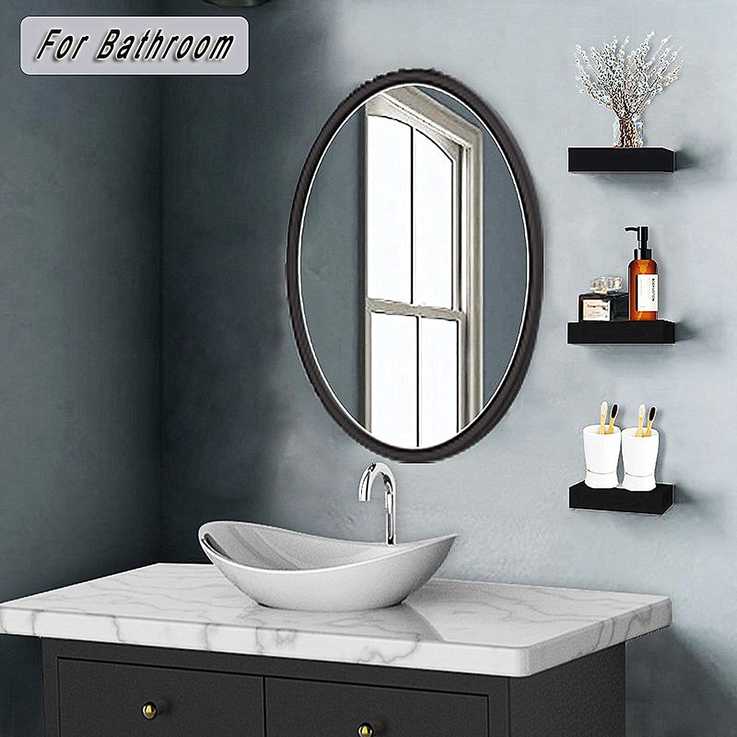 Hao Small Floating Shelf 6 Inch Wall Mounted Mini Hanging Display ...