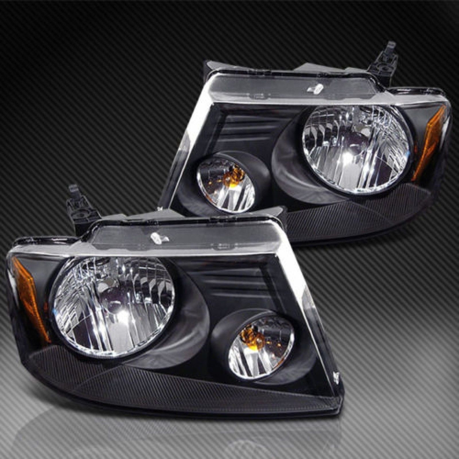 COUNTRY COACH INSPIRE 2007 2008 2009 2010 BLACK HEADLIGHTS HEAD LIGHTS ...