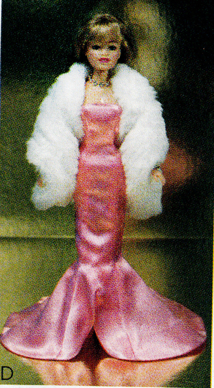 BARBIE 6 EVENING GOWNS WRAPS STOLE WEDDING DOLL PATTERN McCALL 3138 ...