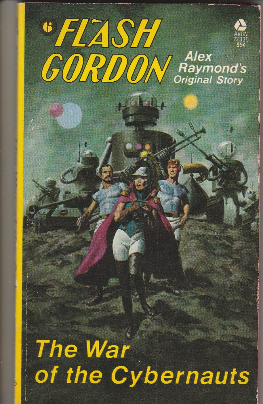Bingham WAR OF THE CYBERNAUTS 1975 Flash Gordon novel 1st - Antiquarian ...