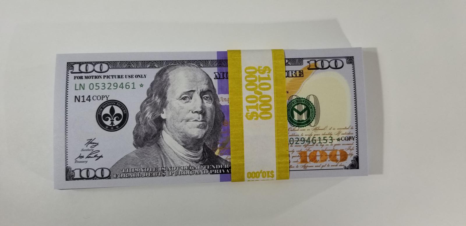 50,000$ FULL PRINT Realistic Prop Money Fake 100 Dollar Bills REAL CASH ...