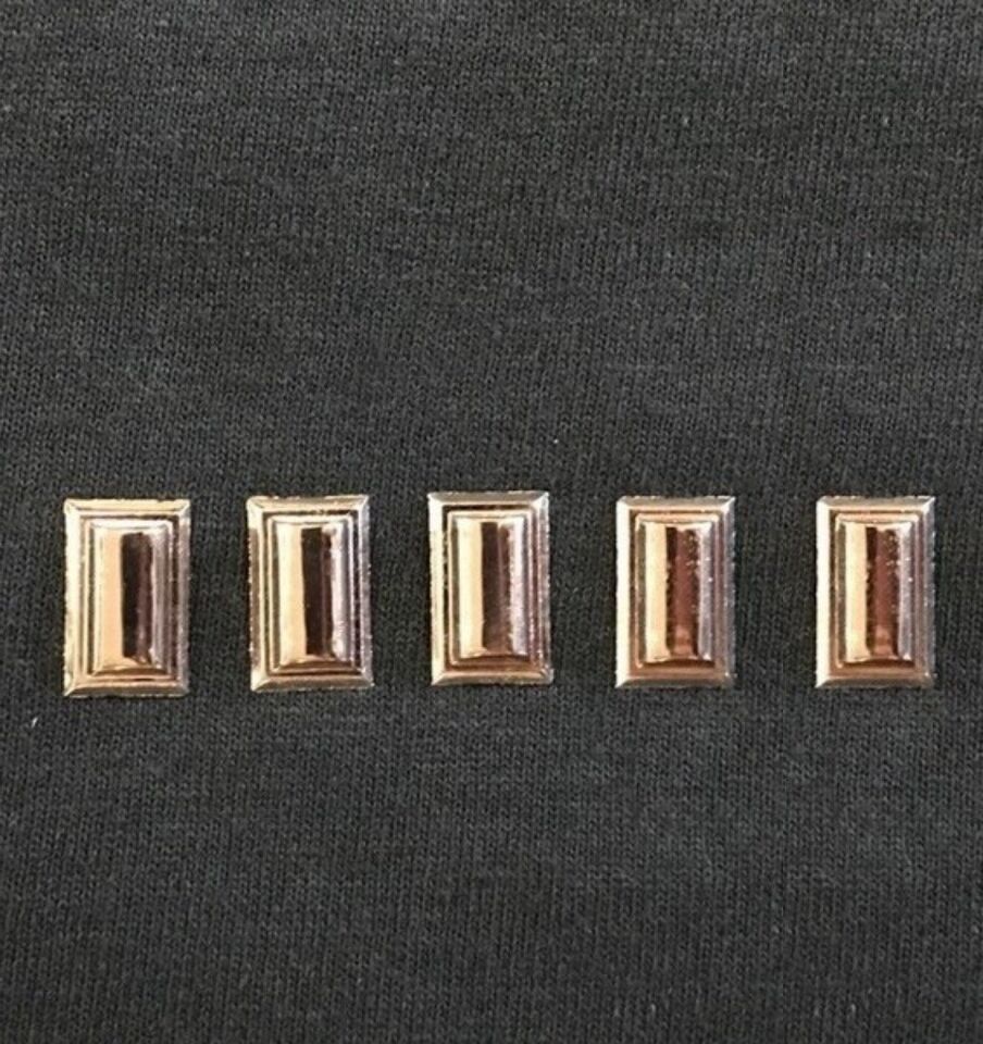 Star Trek Enterprise TV Series Fleet Captain Rank Insignia 5 Pips Metal ...