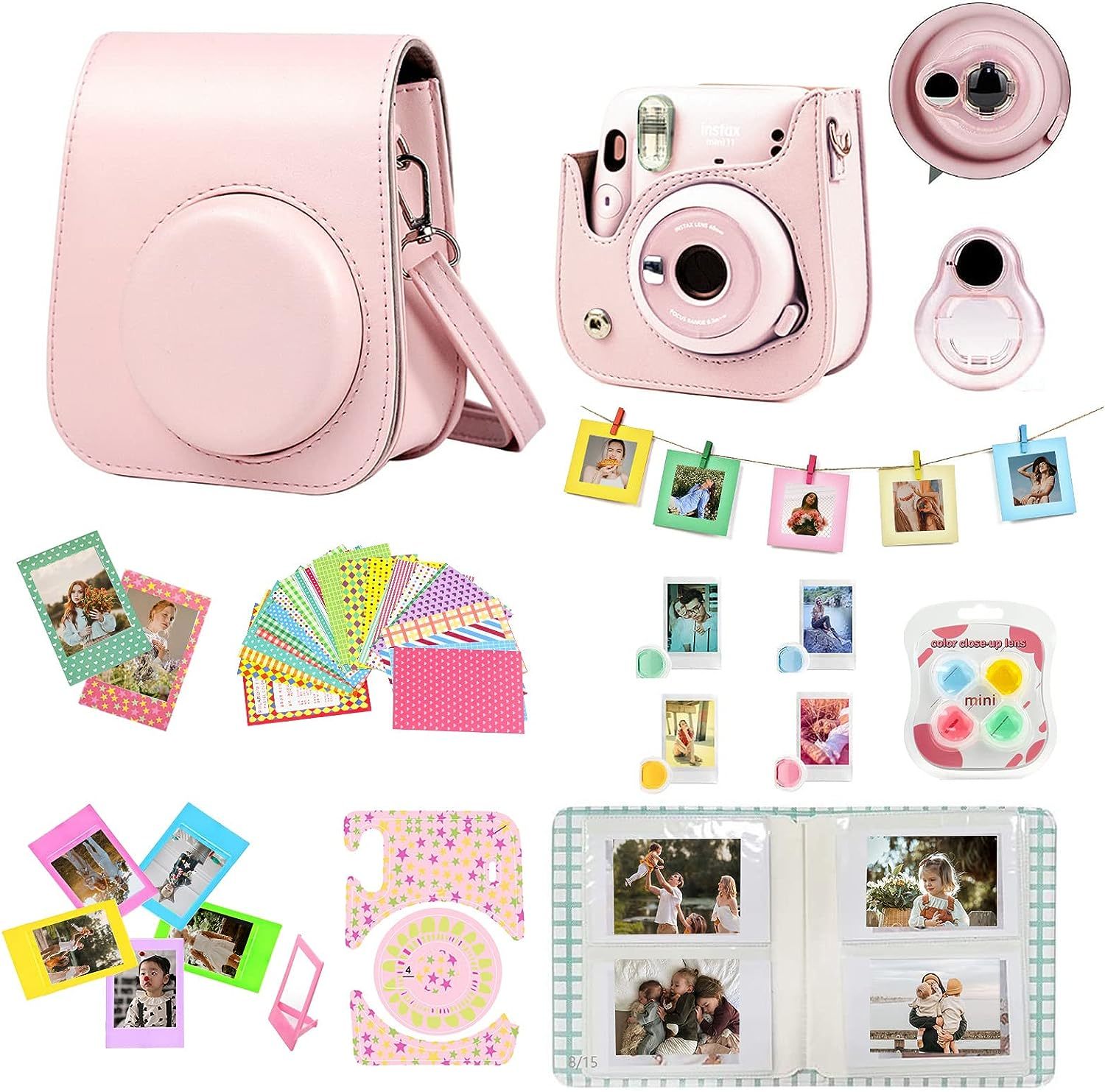 Fujifilm Instax Mini 11 Instant Film Camera Accessories Bundle Case For ...