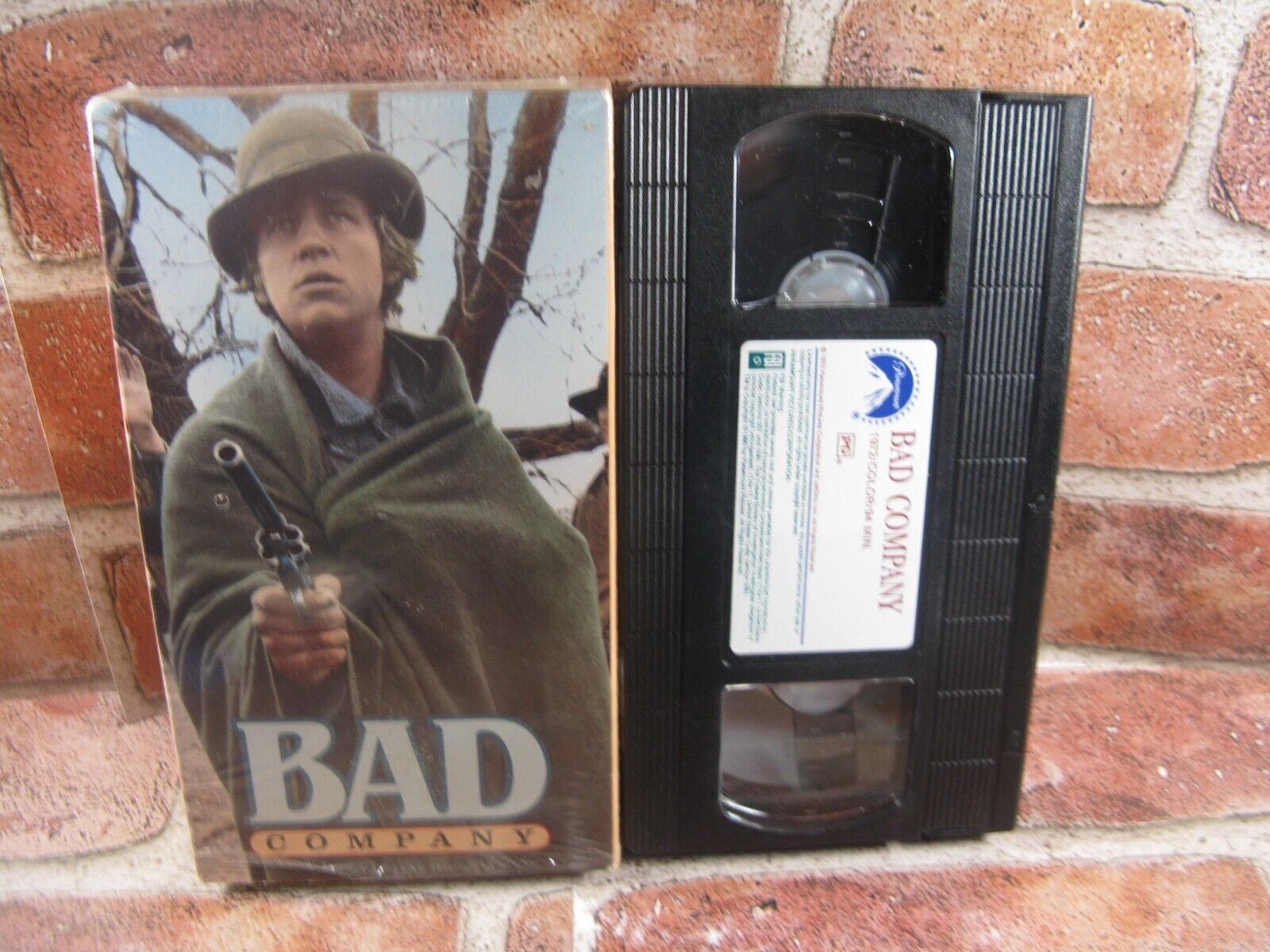 Bad Company 1972 Western VHS Robert Benton Jeff Bridges Barry Brown Jim ...